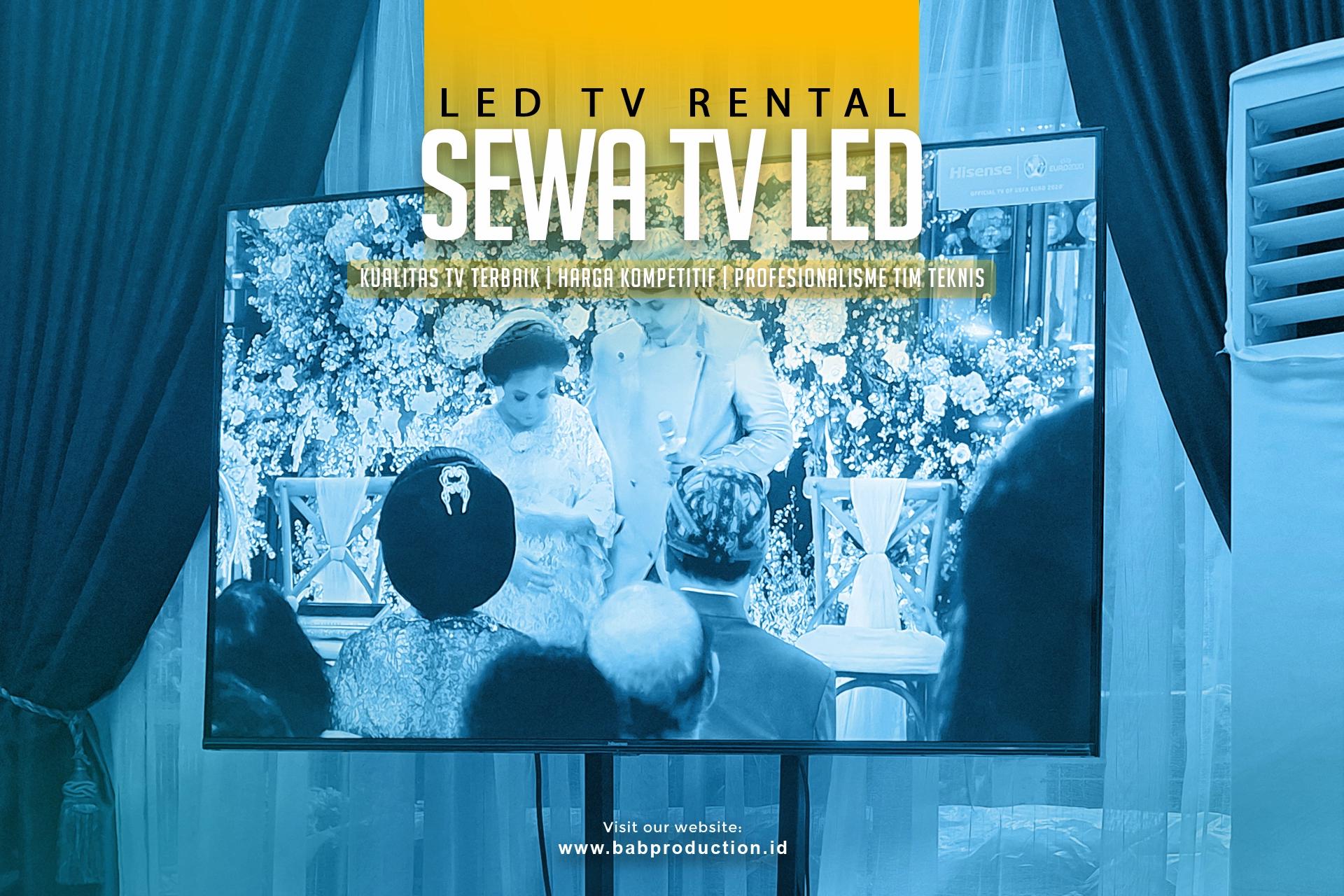 Sewa TV LED Murah Untuk Menunjang Kesuksesan Event Anda