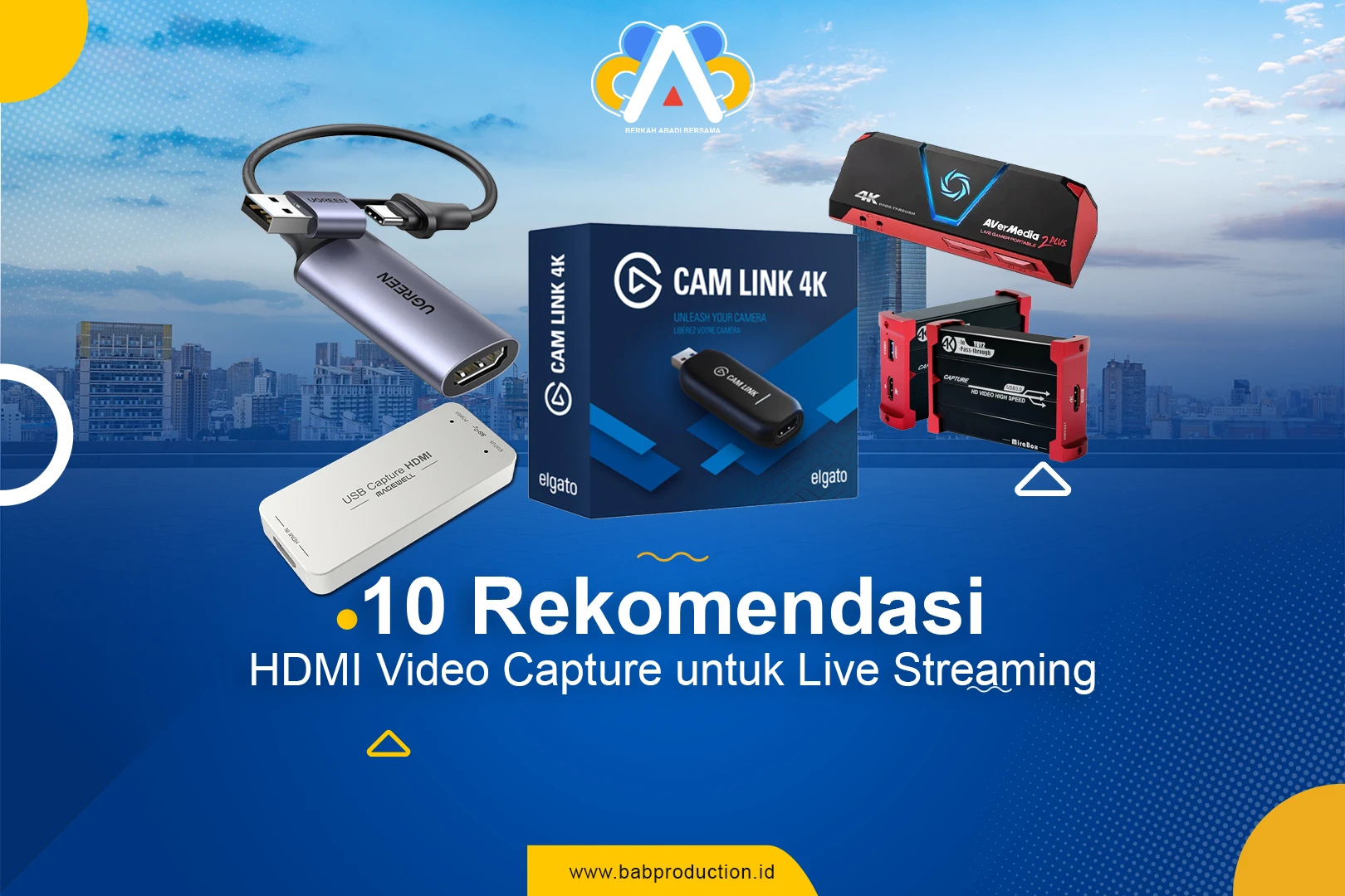 10 Rekomendasi HDMI Video Capture untuk Live Streaming