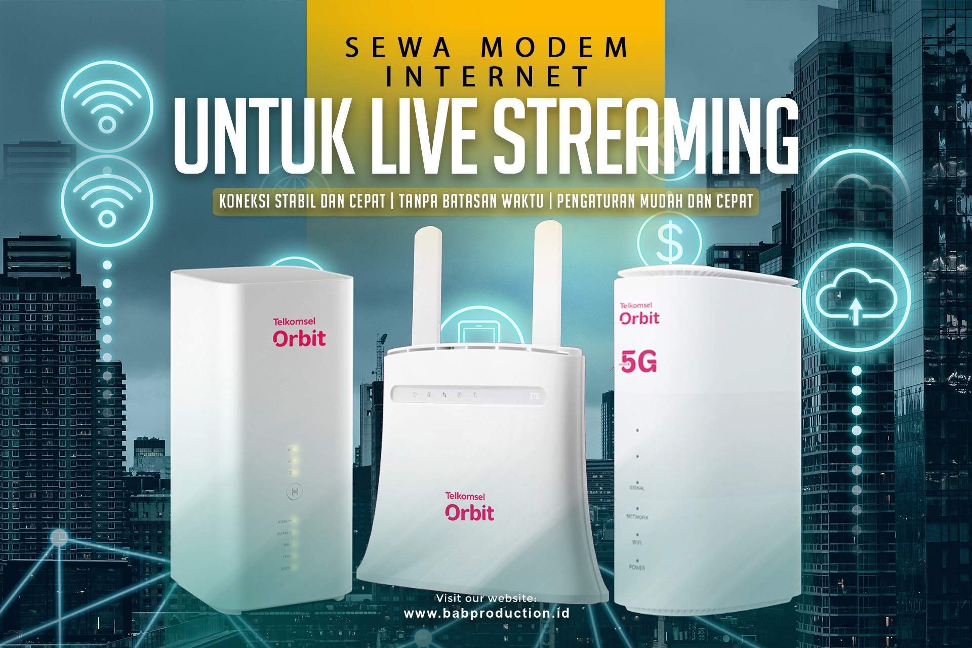 Sewa Modem Internet untuk Live Streaming Bebas Gangguan!
